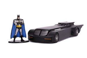 jada toys dc comics batman: the animated series & batmobile 1:32 die - cast vehicle with figure