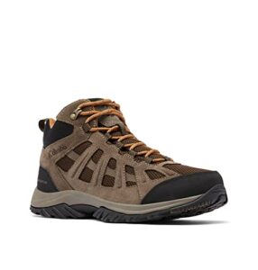 columbia men's redmond iii mid waterproof hiking shoe, cordovan/elk, 10.5