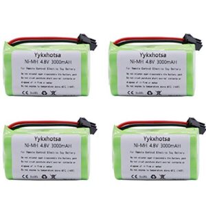 parts & accessories 4.8v 3000mah battery sm plug for remote control toys cars tanks guns robots 4.8v nimh battery aa batteries pack - (color: 4pcs)