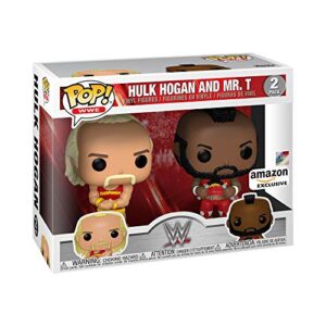 funko pop! wwe - hulk hogan & mr. t, hulkamania 2 pack, amazon exclusive (51720)