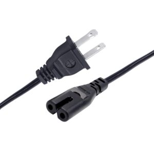 8ft 2 prong power cord replacement for sony playstation 2 ps2 slim power cord ac cable