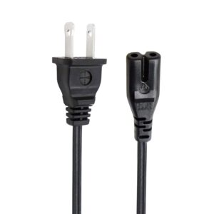 8ft 2 slot power cord for xbox one 1 x power cord replacement cable