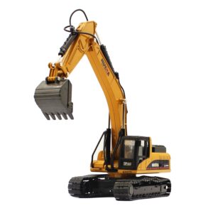 fisca 1/50 diecast excavator metal model construction vehicle toy