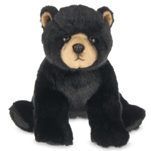 berington asher plush black bear stuffed animal, 13 inches