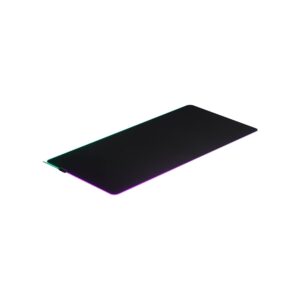 steelseries qck prism rgb gaming mouse pad - 3xl cloth - optimized for gaming sensors - maximum control