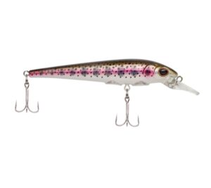 berkley hit stick fishing lure, rainbow trout, 1/4 oz, 3 1/2in | 9cm crankbaits, largest rolling action of any berkley hard bait, equipped with sharp fusion19 hook