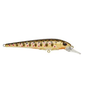 berkley hit stick fishing lure, brown trout, 1/4 oz, 2 3/4in | 7cm crankbaits, largest rolling action of any berkley hard bait, equipped with sharp fusion19 hook