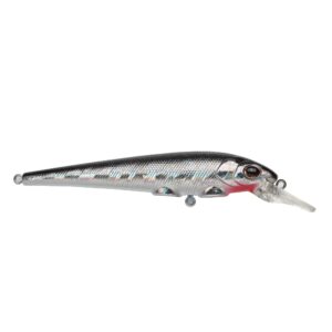 berkley hit stick fishing lure, black silver, 1/4 oz, 3 1/2in | 9cm crankbaits, largest rolling action of any berkley hard bait, equipped with sharp fusion19 hook