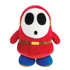 club mocchi- mocchi- nintendo super mario plush - shy guy plushie - collectible squishy plushies - 15 inch