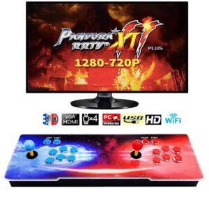 vegamed 22000 in1 pandoras box arcade with download function, 3d arcade game console, 1280x720 full hd, vga, hdmi,support search/save/hide/pause game up to 4 players