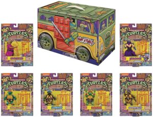 playmates tmnt retro rotocast px 6pc action figure set