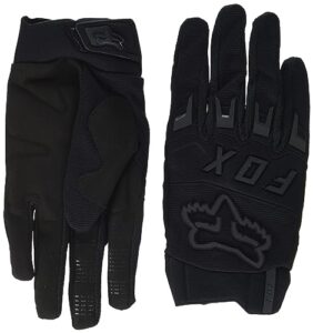 fox racing mens dirtpaw motocross glove,black/black,medium