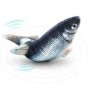 qiaoniuniu electric moving fish interactive plush toys