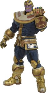 diamond select toys marvel select: thanos infinity action figure, multicolor