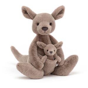 jellycat kara kangaroo stuffed animal, large