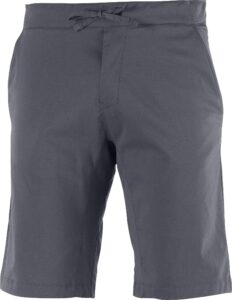 salomon men's standard cargo shorts, ebony, s