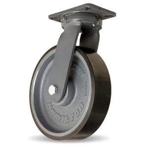 hamilton (s-sec-13db70) 10x3 super endurance kingpinless swivel caster duralast xc