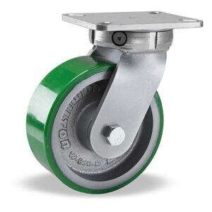 hamilton (s-sec-83db) 8x3 super endurance kingpinless swivel caster duralast wheel