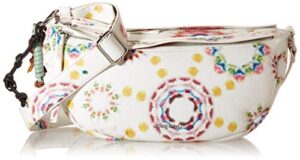 desigual women's pu shoulder bag, white, u