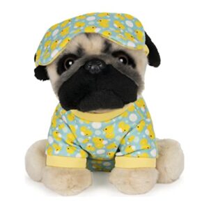 gund doug the pug sleepytime dog stuffed animal plush, 9"