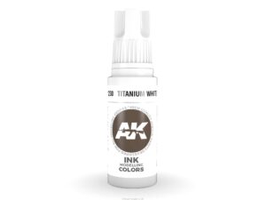 ak acrylics 3gen ak11230 titanium white ink (17ml)