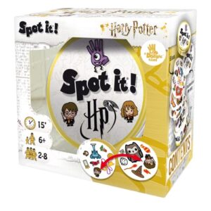 spot it! harry potter card matching game | fun family game night | travel game for ages 6+ | 2-8 players | 15 min playtime | by zygomatic