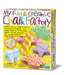 4m toysmith, my fun & creative chalk factory diy arts & crafts mix & make draw for kids girls & boys (3858)