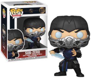 funko pop pop! movies: mortal kombat - sub-zero vinyl figure, multicolor, standard