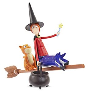 wow! stuff the witch and cat twin pack collectable action figures | articulated character play | official toys and gifts from the julia donaldson books, tv and animation movie series