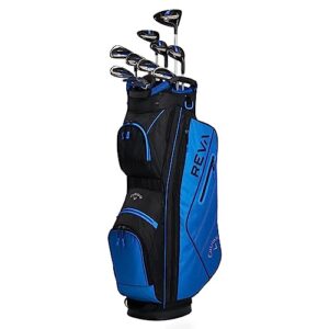 callaway women's reva complete golf set(blue, 11 pieces (regular), right hand)