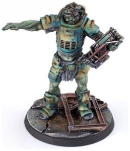 modiphius fallout - wasteland warfare - super mutants overlord and fist , brown