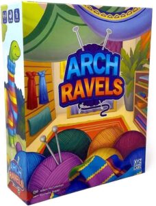 xyz game labs | archravels | family board game | set collection & drafting game | 2 to 4 players | ages 8+