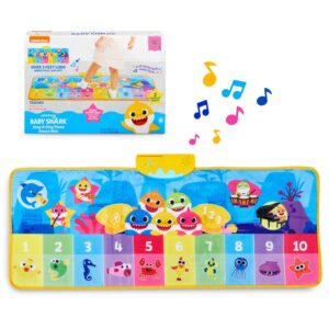 wowwee baby shark official - step & sing piano dance mat