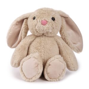 tcbunny baby bunny bedtime stuffed animal plush easter stuffers toy gifts 11" for girls, boys, kids, coco (beige)