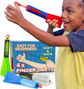 toy rocket launcher for kids: best slingshots for kids rocket toys - safe kid singshot toy for boys & girls - foam finger rockets for kids age 6-8 8-12 easter gifts & easter basket stuffer