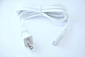 [ul listed] omnihil white 5 feet long ac power cord compatible with sega dreamcast hkt-3000