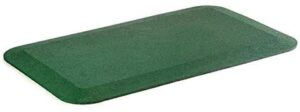 playsafer playground safety rubber wearmat for swingsets and slides - 1" thick x 24" w x 40" l (1 pack, green)