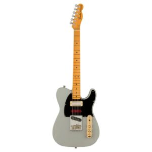 fender brent mason telecaster electric guitar, primer gray, maple fingerboard