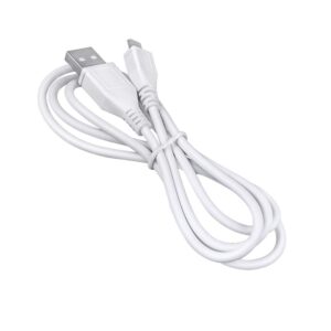 pk power 3.3ft white for sony playstation 4 ps4 controller micro 5pin usb charging charger cable cord