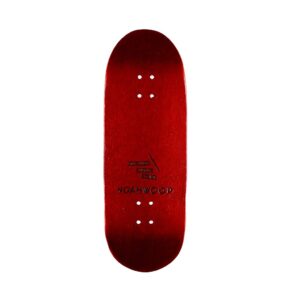 noahwood wooden pro fingerboards nw8.0 360flip king of finger (red maple, 100x34mm deck)