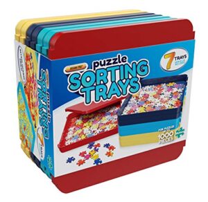 buffalo games - puzzle sorting trays - 7 count (pack of 1)