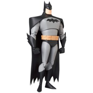 the new batman adventures: batman mafex action figure, multicolor