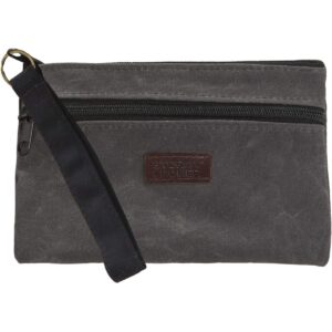 stormy kromer the northwoods wristlet, one size, charcoal