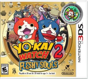 yo-kai watch 2: fleshy souls - nintendo 3ds (renewed)