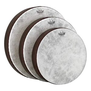 remo fiberskyn frame drums, 3-piece pack, 10", 12" 14"