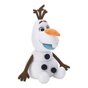 disney store official olaf plush, frozen 2, 12 inches, iconic cuddly toy character with embroidered features, perfect present for kids, suitable for all ages 0+