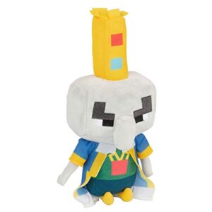 jinx minecraft dungeons happy explorer arch-illager plush stuffed toy, multi-colored, 7" tall