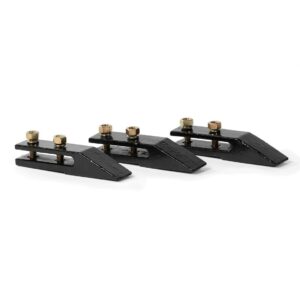 titan attachments set of 3 black replacement tooth kit for backhoe bucket, fits a fronthoe and lw series backhoe