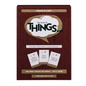 game of things... 2nd edition - you won't believe the things... you'll hear! - hilarious party game - 4+ players - ages 14+