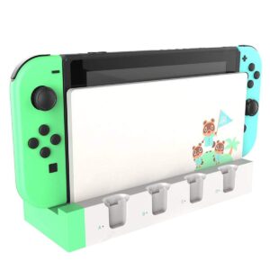 eurobuy switch controller charger, controller charging dock charging station for nintendo switch joy-con